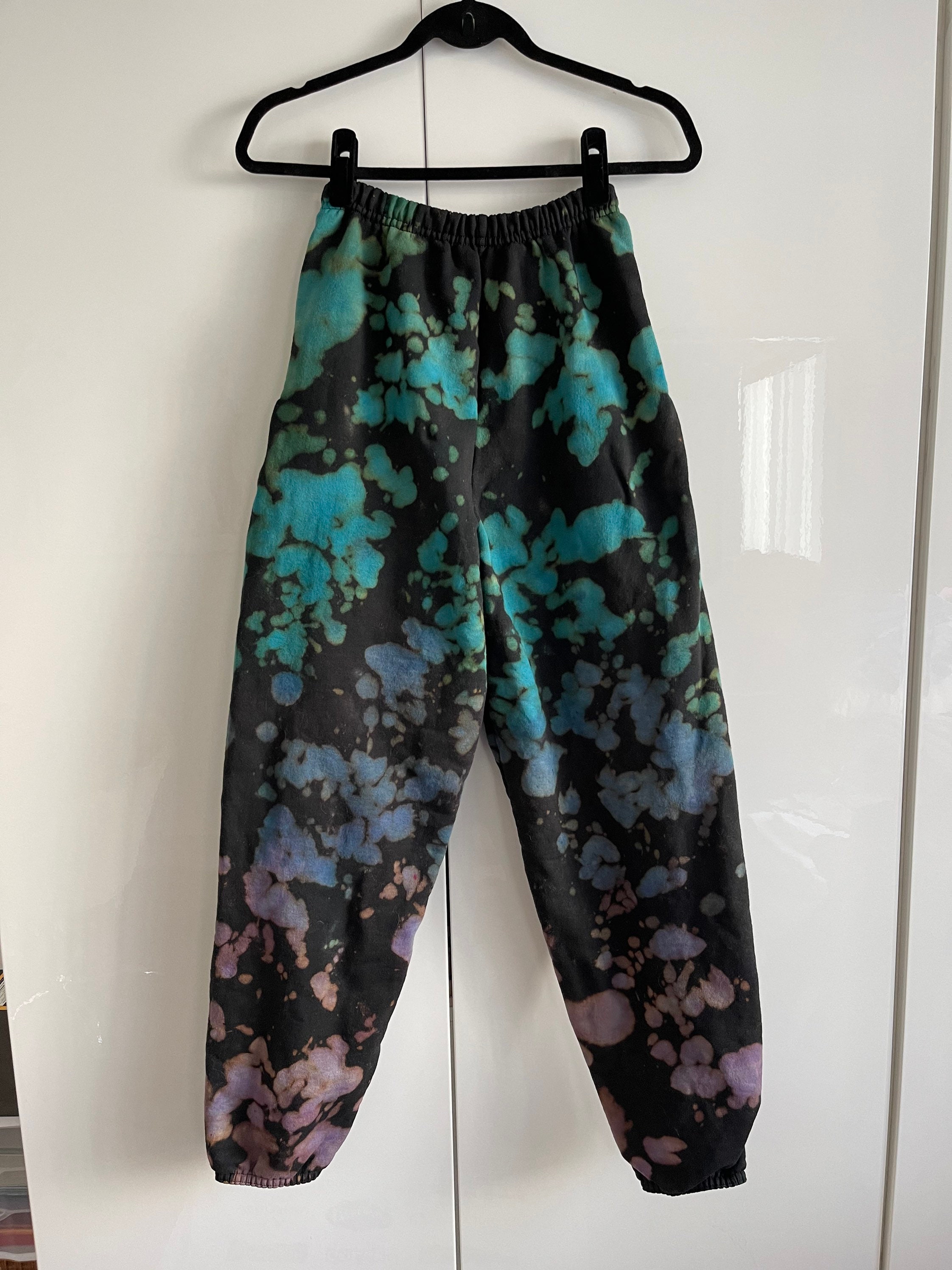 Tie Dye Gradient Sweatpants SMALL - Etsy
