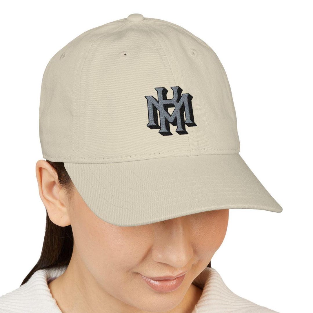 Embroidered Monogram Baseball Cap Custom Initials Cap - Etsy