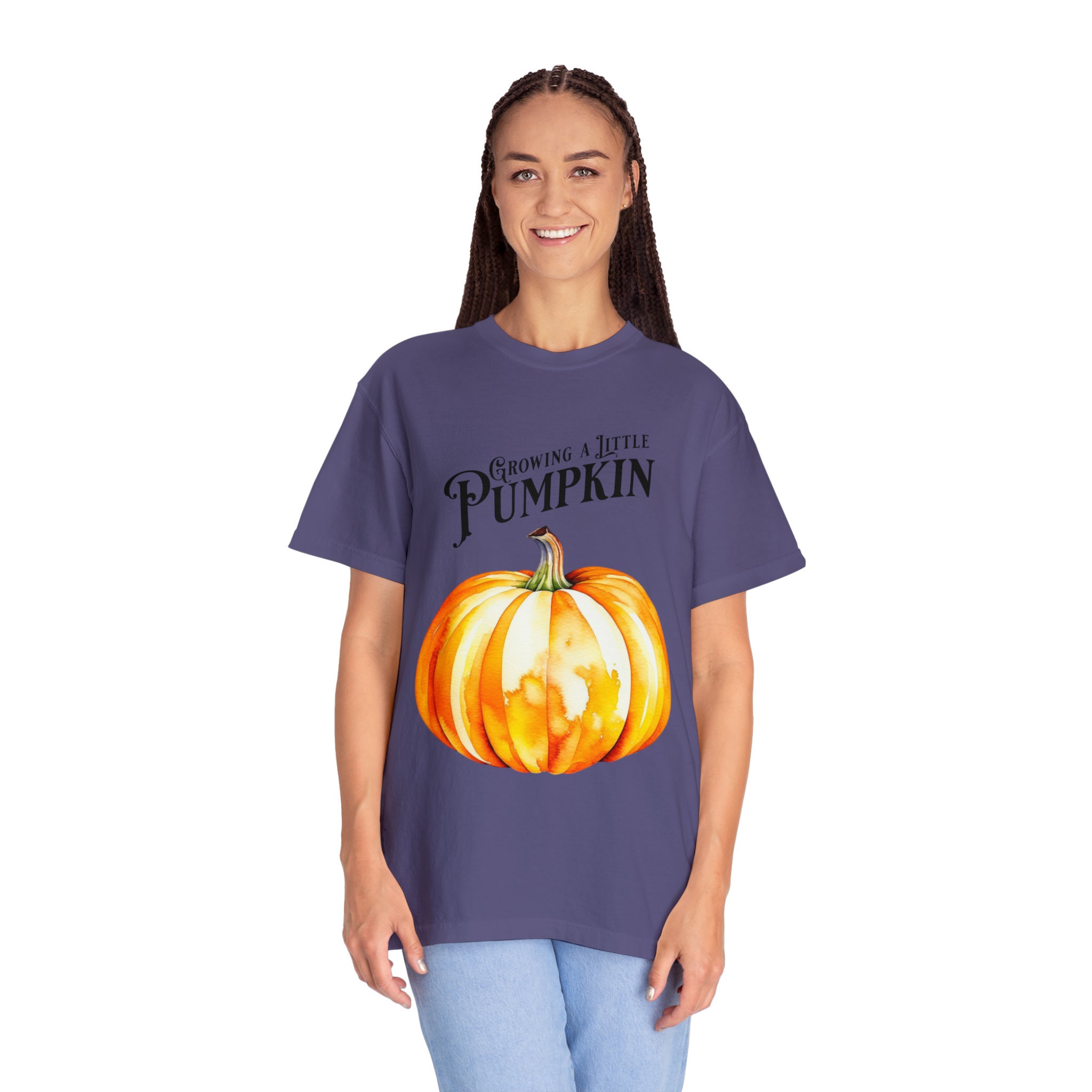 Growing a little Pumpkin Shirt, Fall Pregnancy Announcement tshirt ...