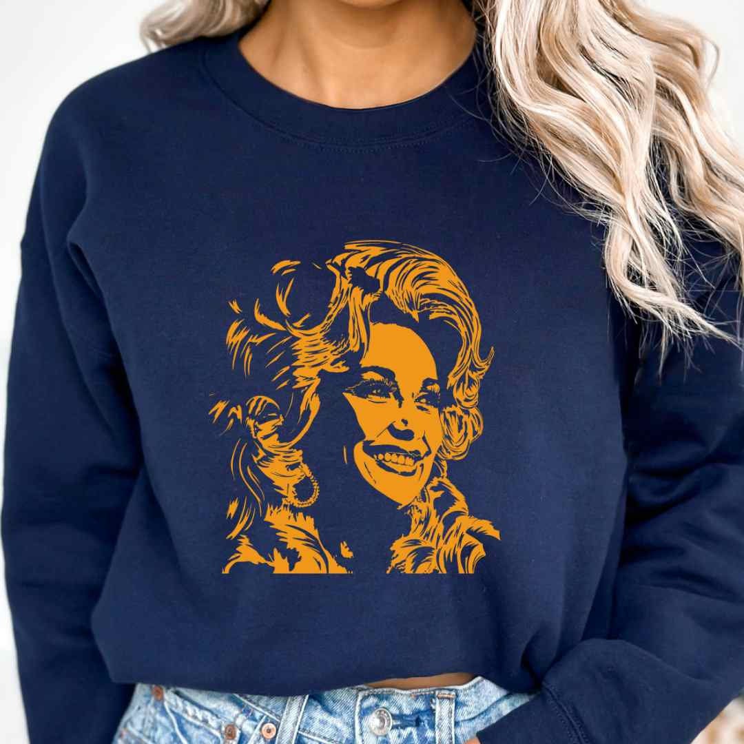 Dolly Parton Sweatshirt, Country Western Crewneck, Concert Shirt ...