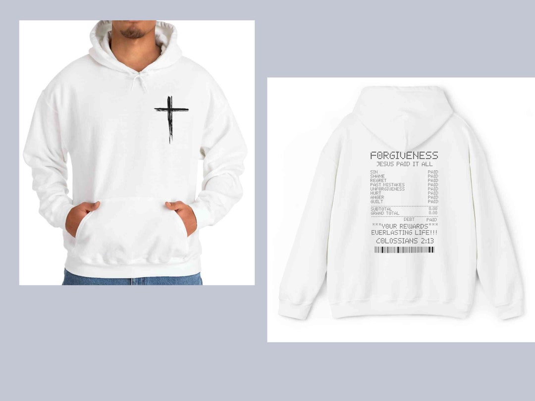 Salvation Receipt Jumper,christian Shirtshirt,bible Verse Hoodie, Gift ...