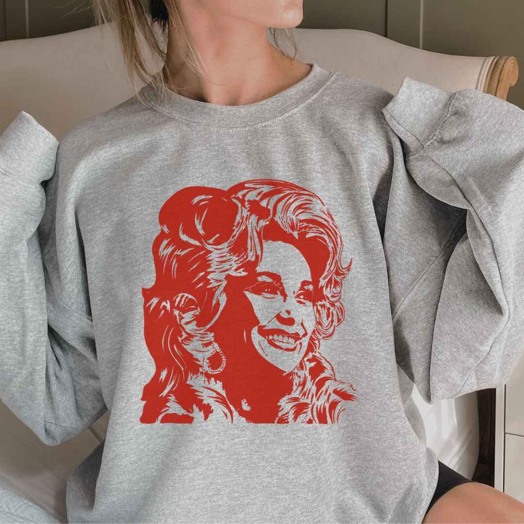 Dolly Parton Sweatshirt, Country Western Crewneck, Concert Shirt ...