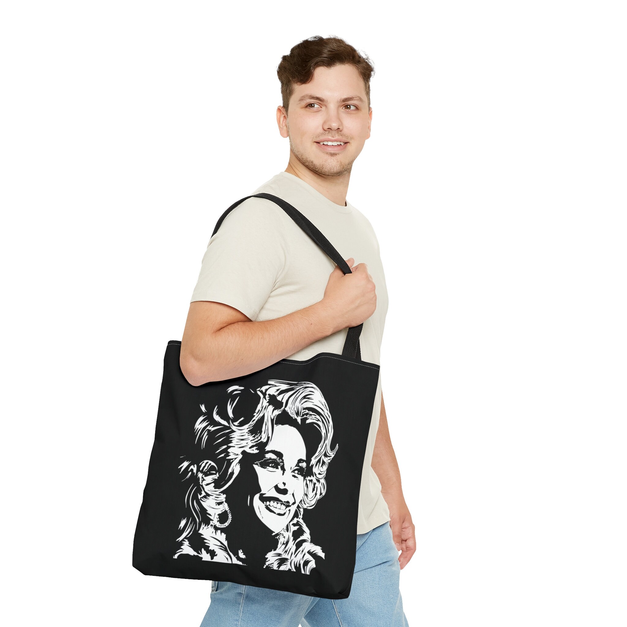 Dolly Parton Tote Bag, Country Music Lover Tote Bag, Gift for Cowgirl ...