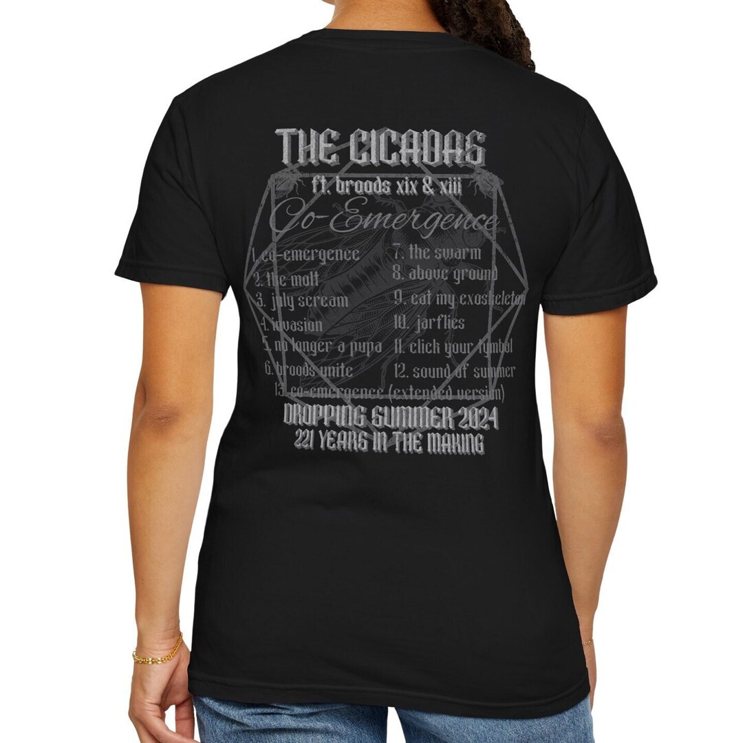Cicada Tour Shirt Cicada Album Cover Tee Jarfly Summer 24 Cicada T ...