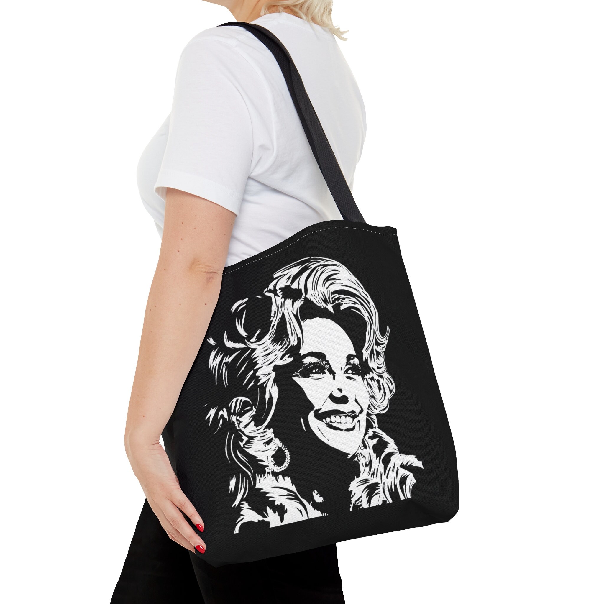 Dolly Parton Tote Bag, Country Music Lover Tote Bag, Gift for Cowgirl ...
