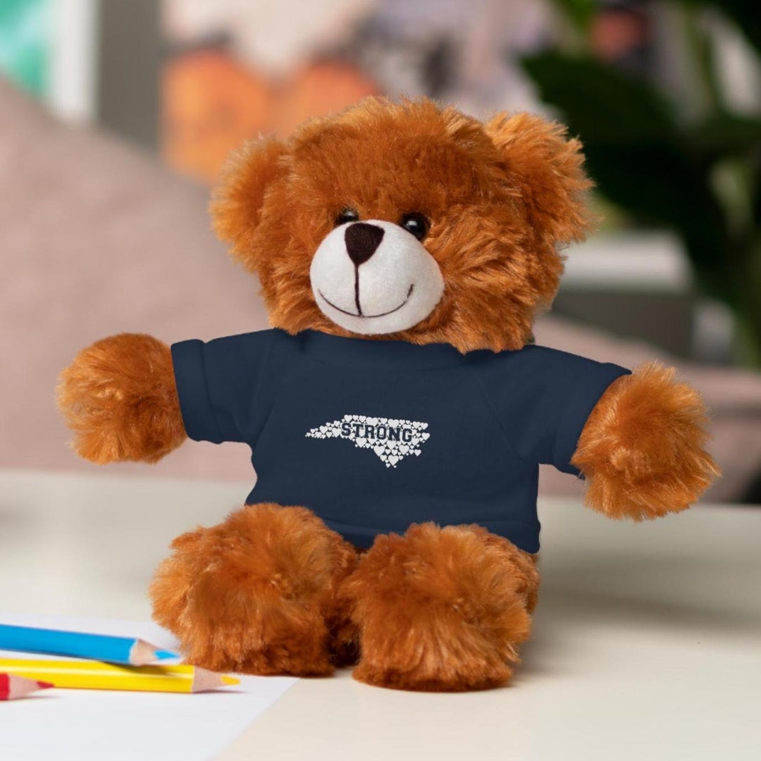 NC Strong Plushie Stuffed Animals With Tee North Carolina Lover Teddy ...
