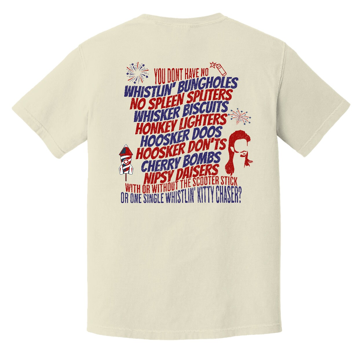 Joe Dirt 4th of July T-shirt Front and Back Design Redneck Shirt Merica ...
