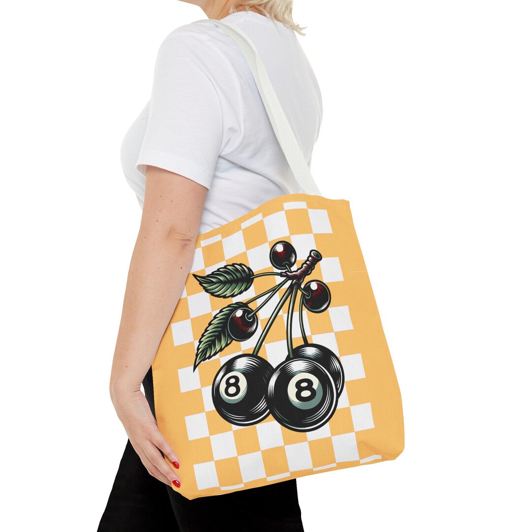 8 Ball Cherry Tote Bag AOP - Etsy
