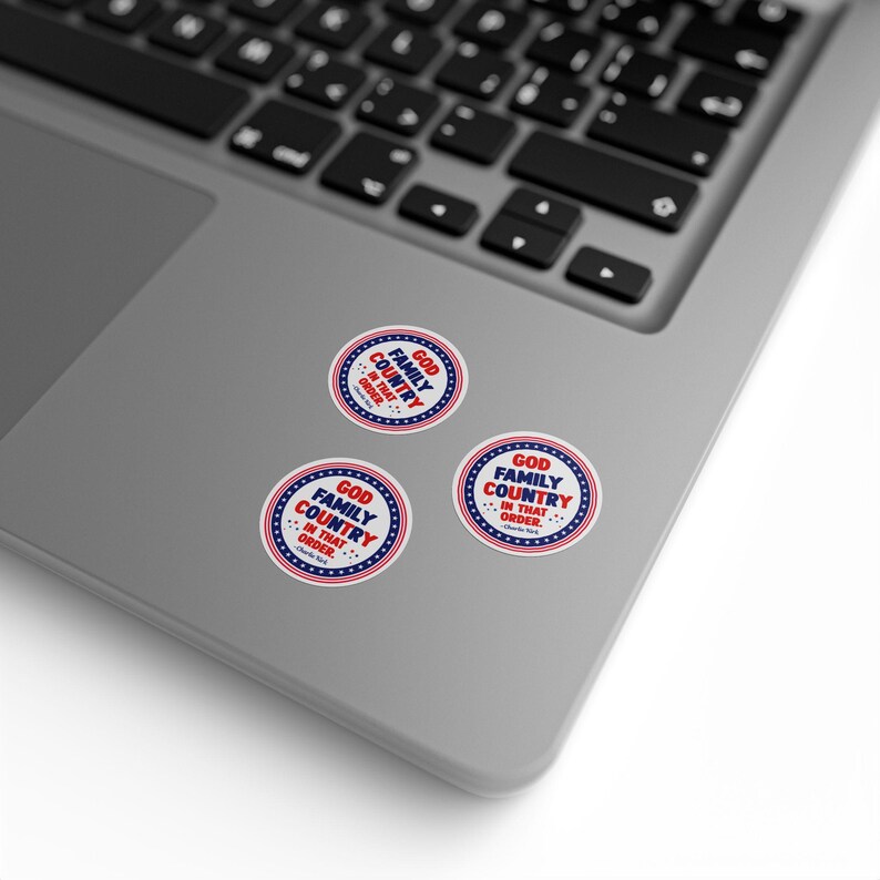 Charlie Kirk Sticker Rolls Freedom Laptop Sticker Right Wing Political ...