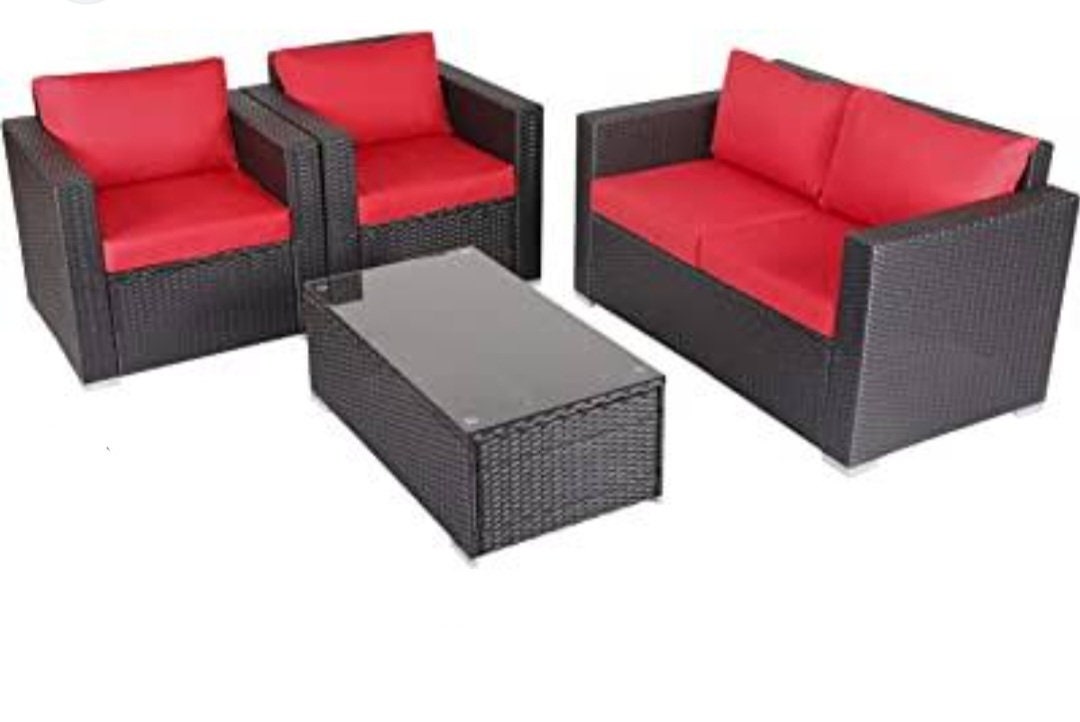 Replacement Rattan Cushions Seat and Back 6 Colours Available - Etsy