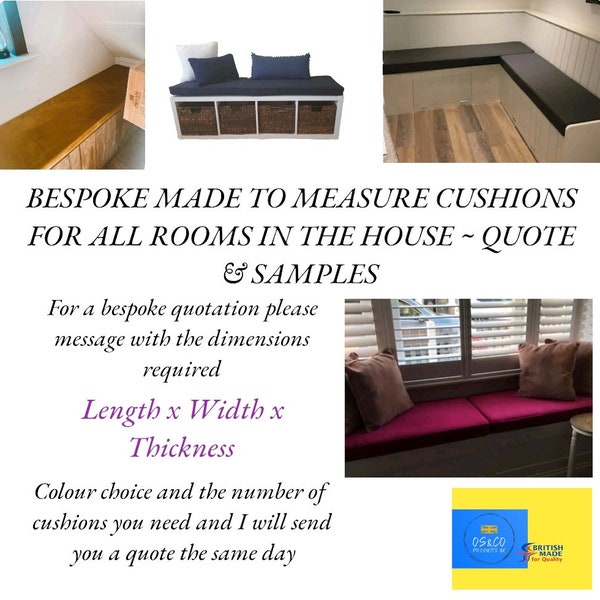 Window Seat Cushion - Etsy UK