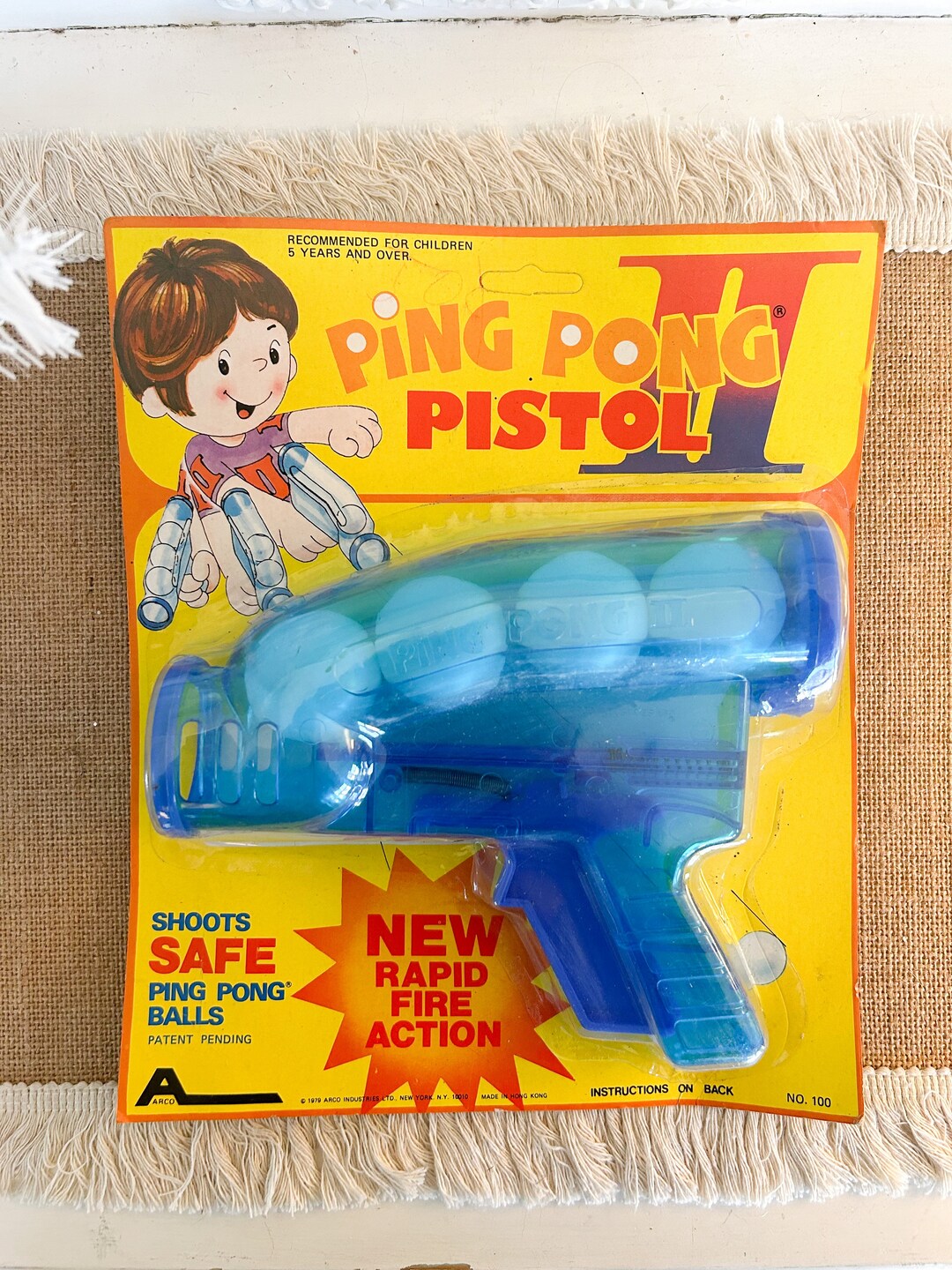 1979 Arco Ping Pong Pistol II, Vintage Toy, Blaster, Gun, 1980s Toy ...
