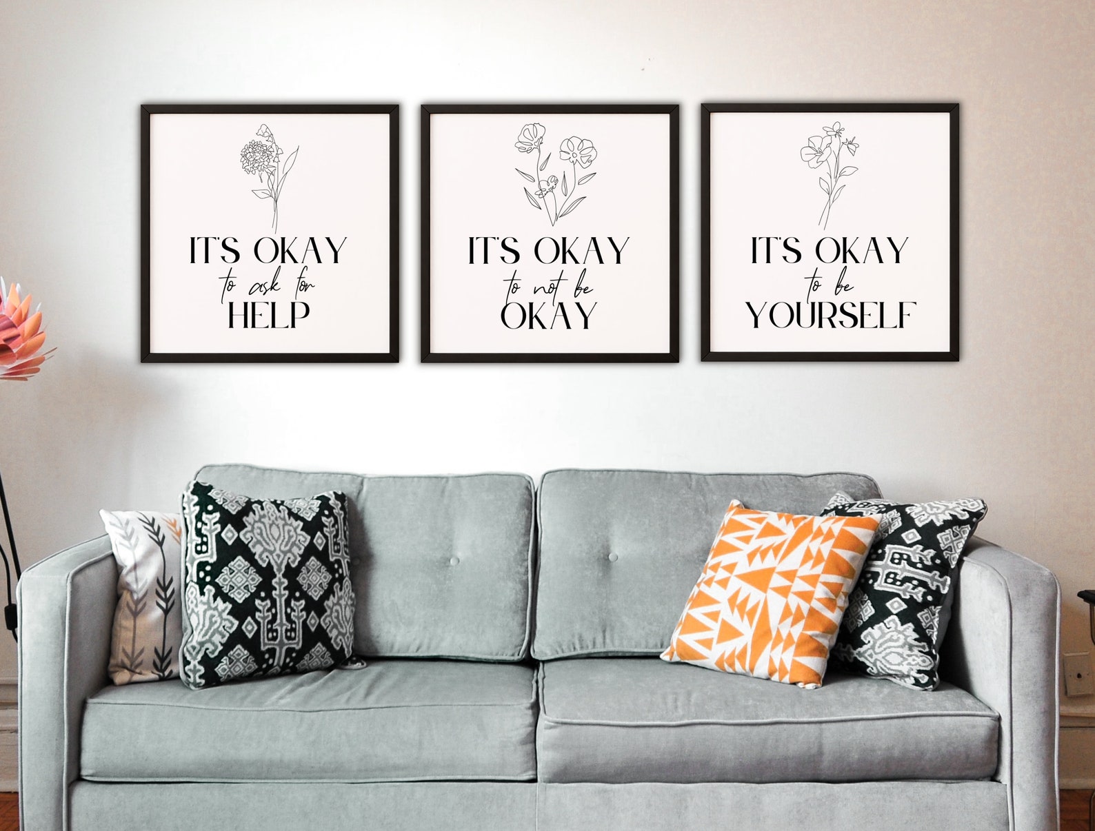 Psychology Art, Inspirational Wall Art, Mental Health Art, Affirmations ...