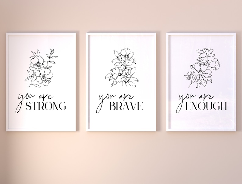 Psychology Art, Inspirational Wall Art, Therapy Office, Mental Health ...