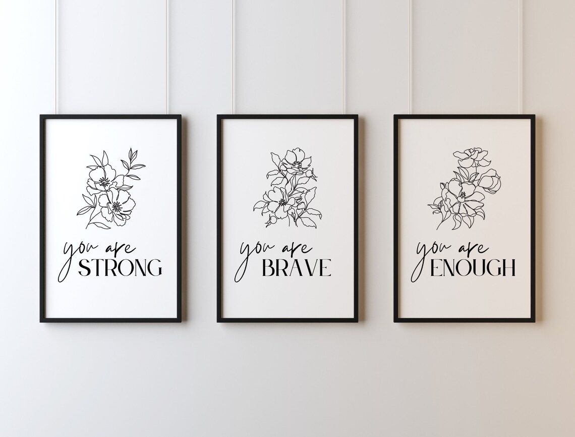 Psychology Art, Inspirational Wall Art, Therapy Office, Mental Health ...