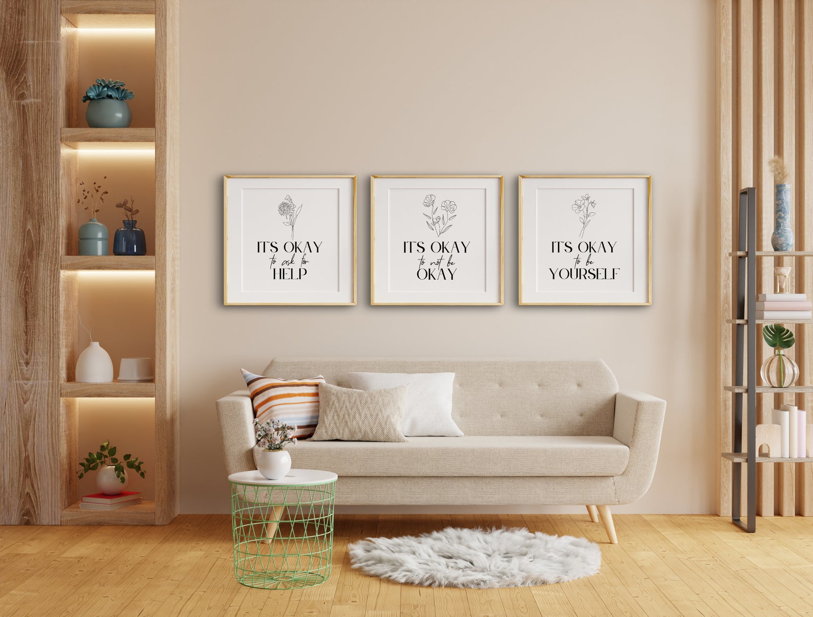 Psychology Art, Inspirational Wall Art, Mental Health Art, Affirmations ...