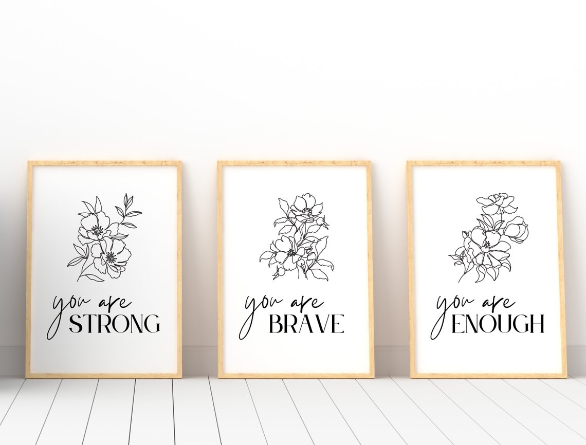 Psychology Art, Inspirational Wall Art, Therapy Office, Mental Health ...