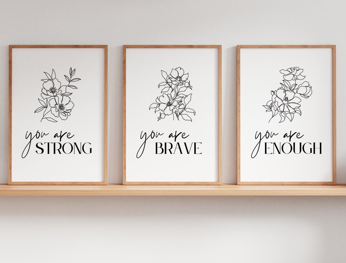 Psychology Art, Inspirational Wall Art, Therapy Office, Mental Health ...