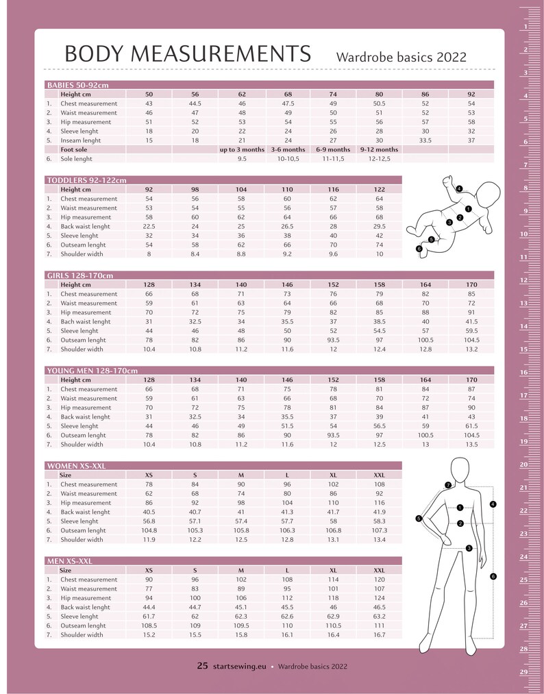 Babies Body With Snap Fasteners PDF Pattern With Video Tutorial! - Etsy