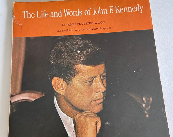 The Life & Words of John F Kennedy SC Book James Playsted Wood - Etsy