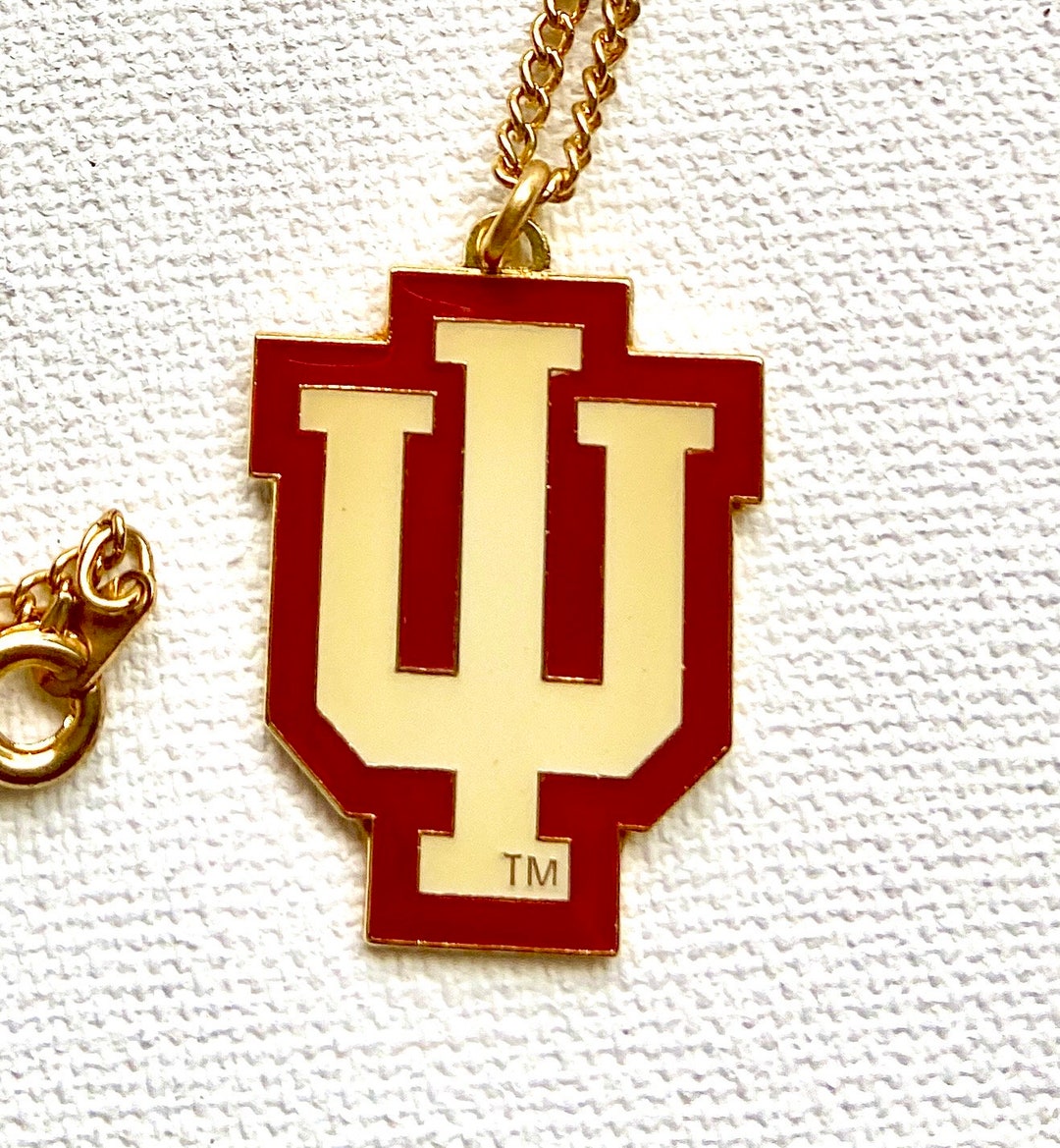 Indiana University Logo Necklace, Vintage From 70s - Etsy