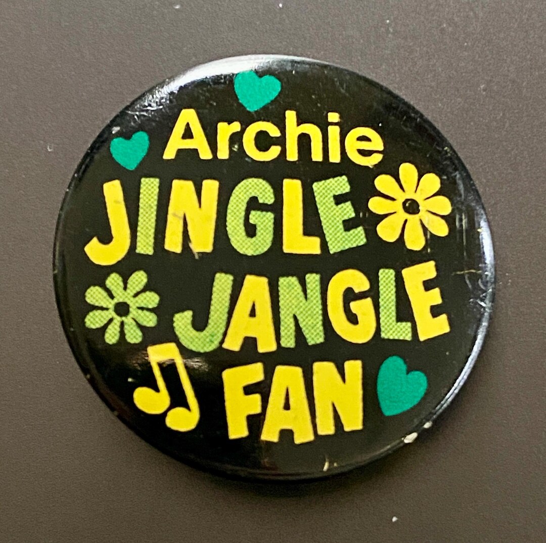 1970 Vintage Archie Jingle Jangle Fan Button - Etsy