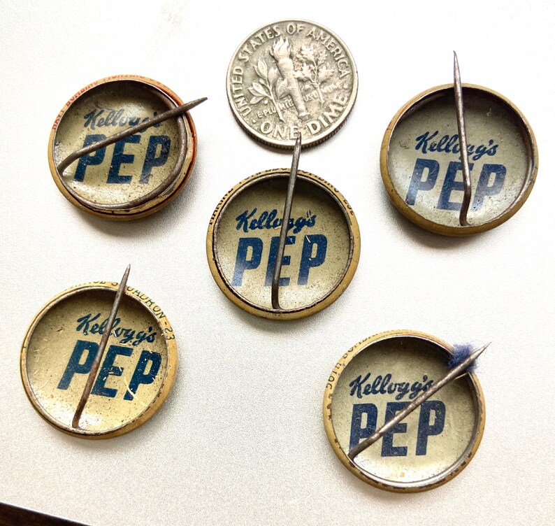 Kellogg Pep World War II Armed Forces Buttons Honoring Our Soldiers - Etsy