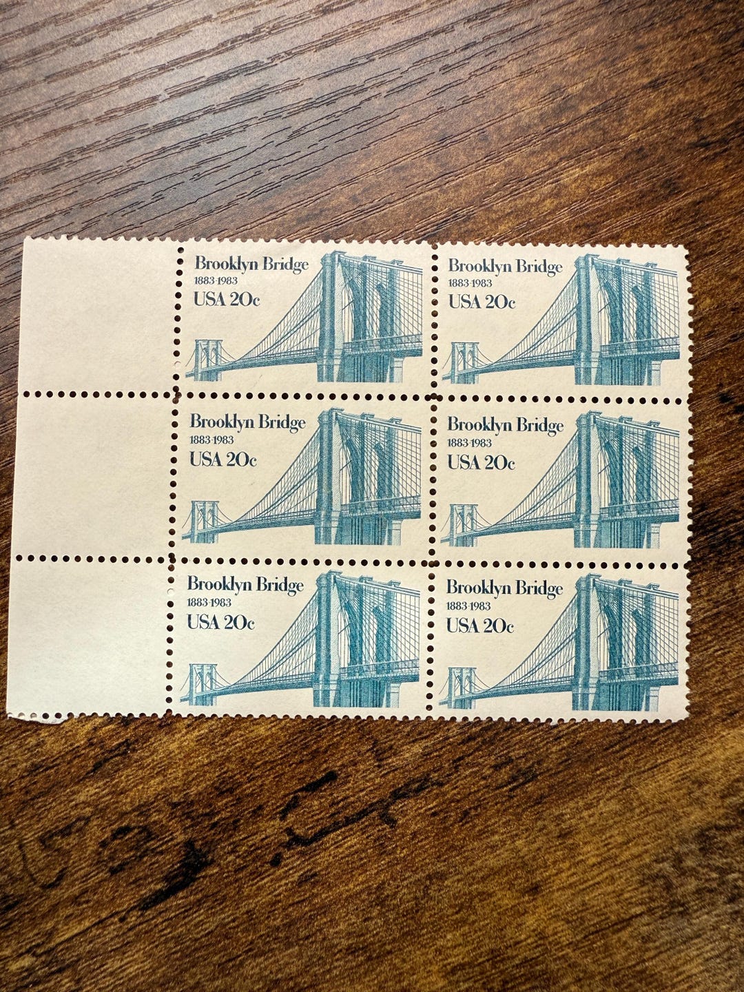 Brooklyn Bridge 1883-1993 20 Cent Stamp - Etsy