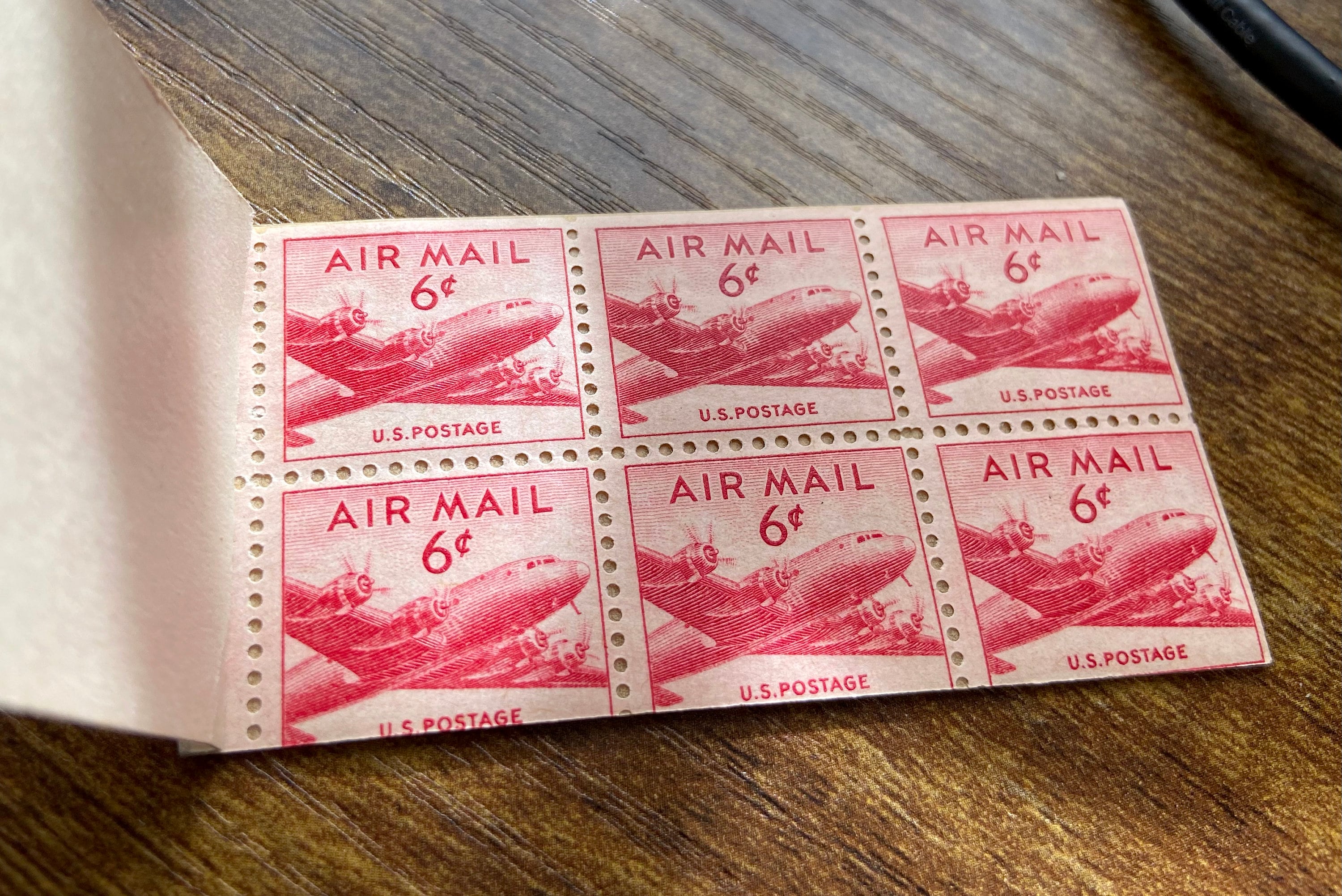 Complete Book of 6-cent Airmail Stamps, in Great Condition - Etsy