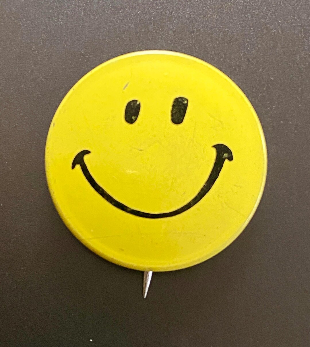 1970s Smiley Face Button, Made in USA, - Etsy