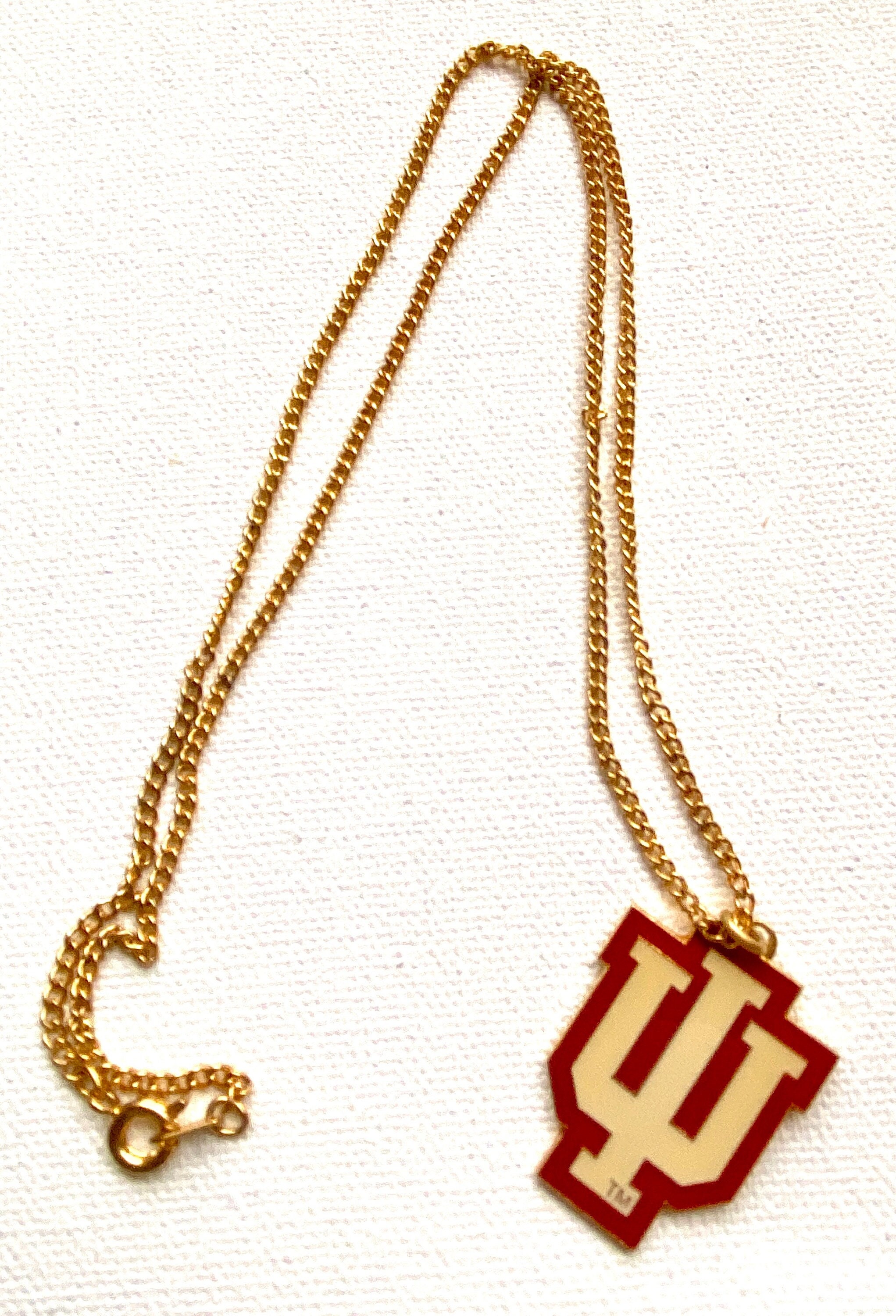 Indiana University Logo Necklace, Vintage From 70s - Etsy