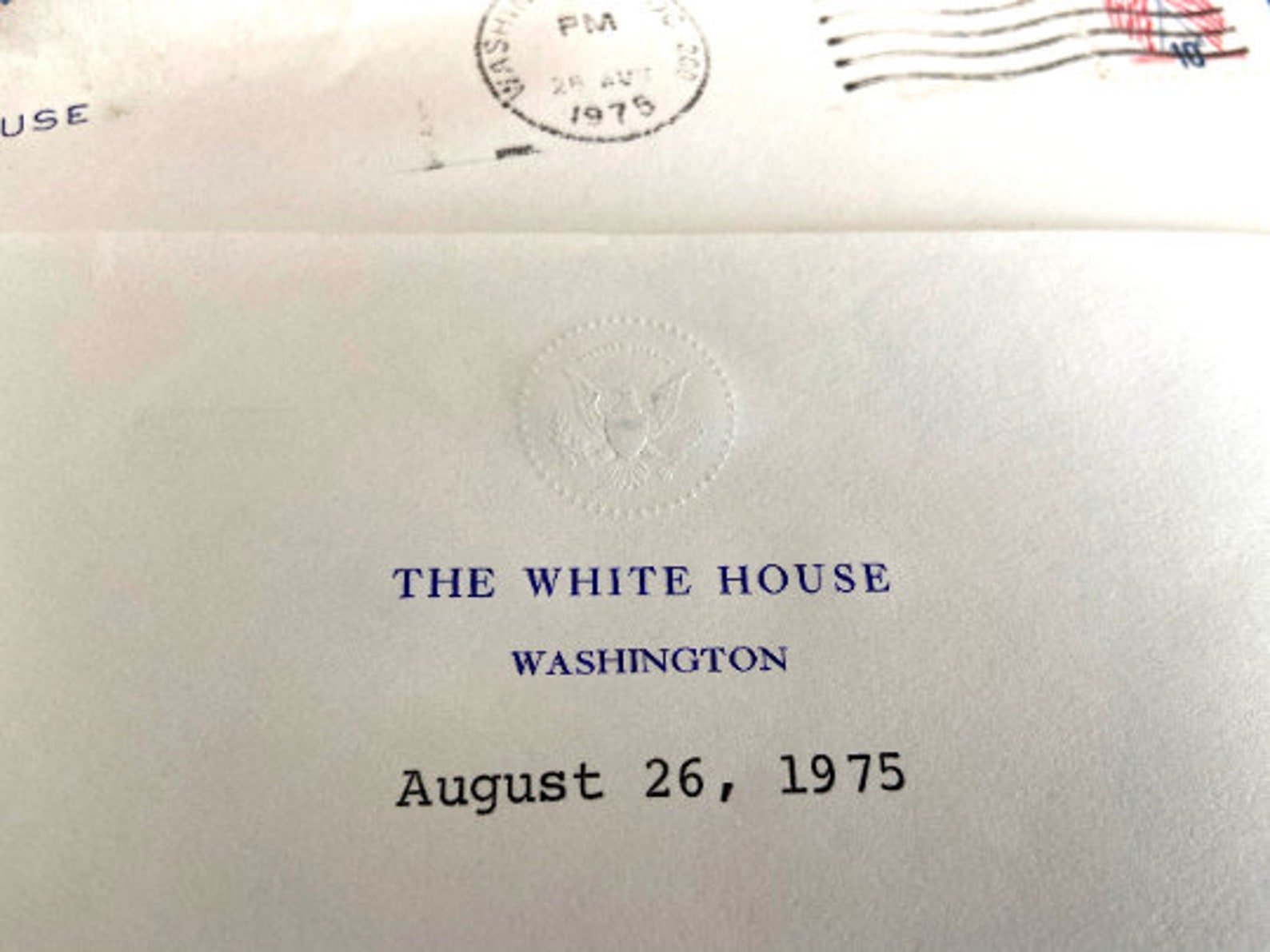 President Gerald Ford Signature - 1975 - Etsy