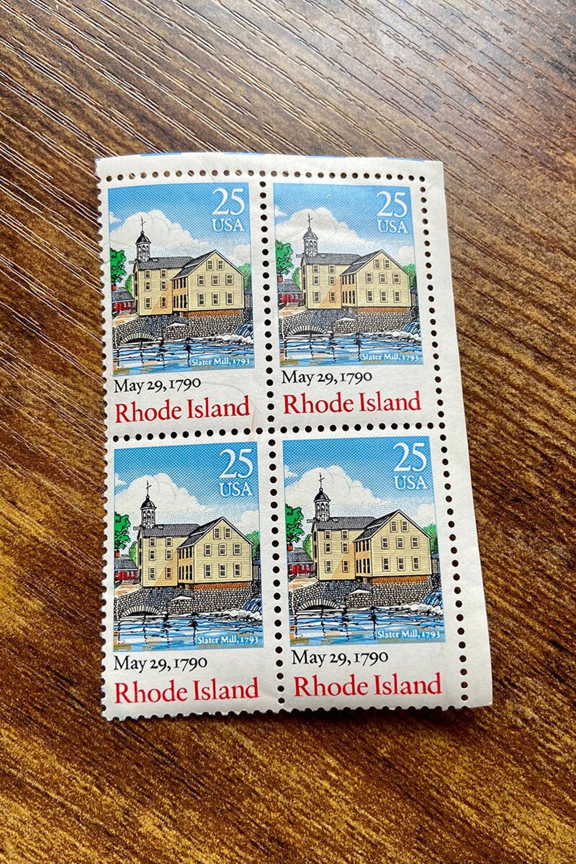 Rhode Island 25 Cent US Postage Stamp, 1987 - Etsy