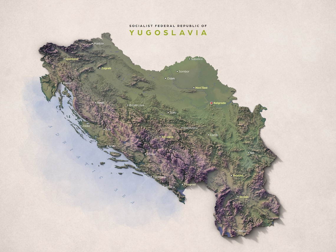 kingdom of yugoslavia map