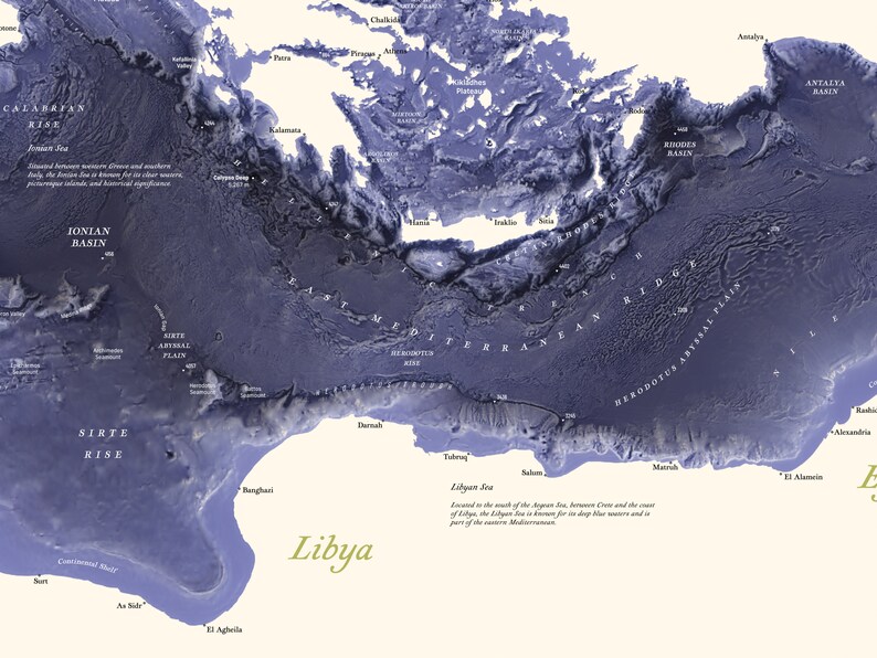 Mediterranean Seafloor Shaded Relief Map Explore the Depths in Stunning ... Mediterranean Seafloor Shaded Relief Map Explore the Depths in Stunning ...