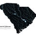 South Carolina Map Poster 3 Options - Etsy