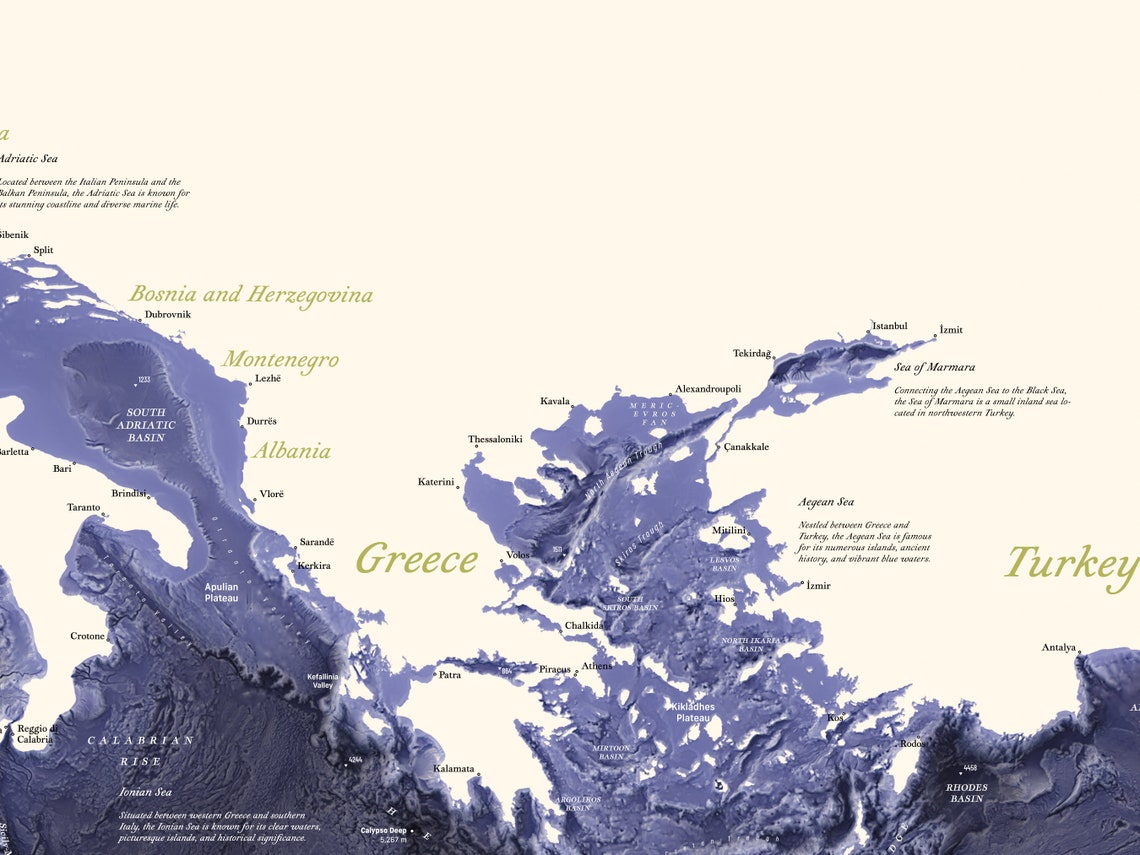Mediterranean Seafloor Shaded Relief Map Explore the Depths in Stunning ... Mediterranean Seafloor Shaded Relief Map Explore the Depths in Stunning ...