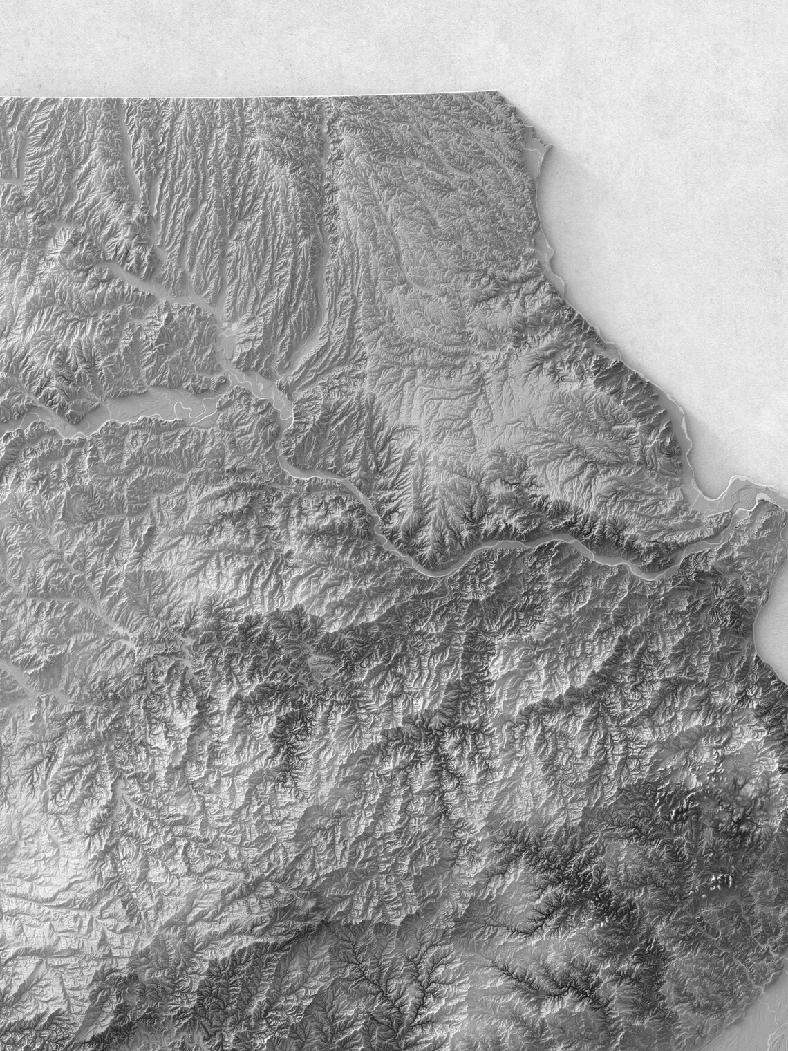 Missouri Map Poster 3 Options - Etsy