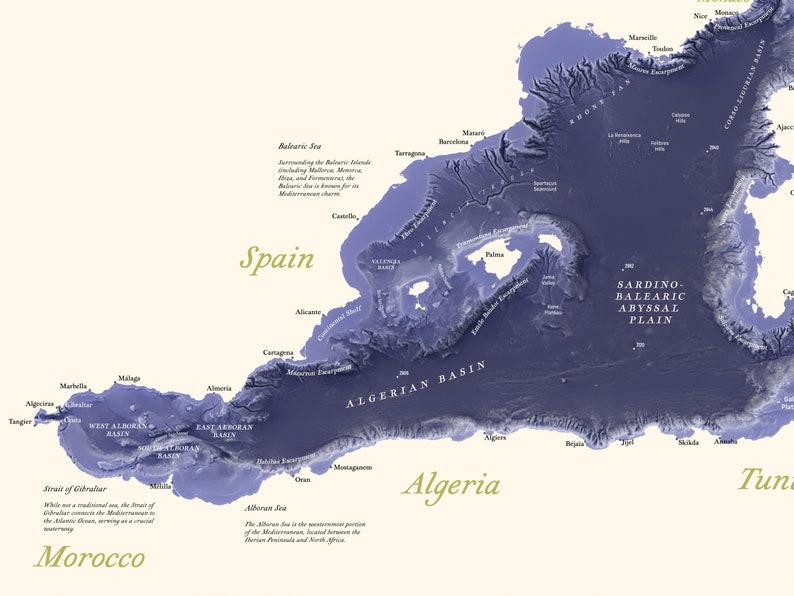 Mediterranean Seafloor Shaded Relief Map Explore the Depths in Stunning ... Mediterranean Seafloor Shaded Relief Map Explore the Depths in Stunning ...