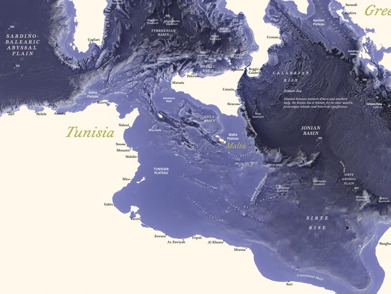 Mediterranean Seafloor Shaded Relief Map Explore the Depths in Stunning ... Mediterranean Seafloor Shaded Relief Map Explore the Depths in Stunning ...