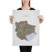 Map Poster of Northeast Italy - Etsy