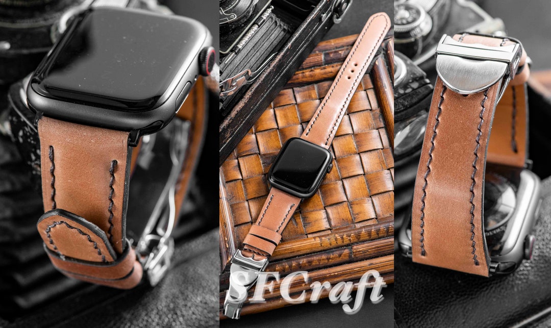 Horween Original Colour Shell Cordovan Watch Strap Custom Made by I ...