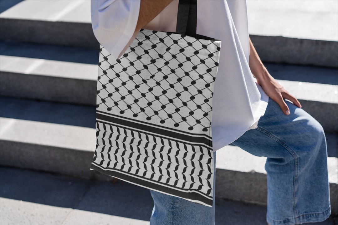 Palestine Bag Keffiyeh Hirbawi Hatta Shemagh Palestinian Pattern Arafat ...