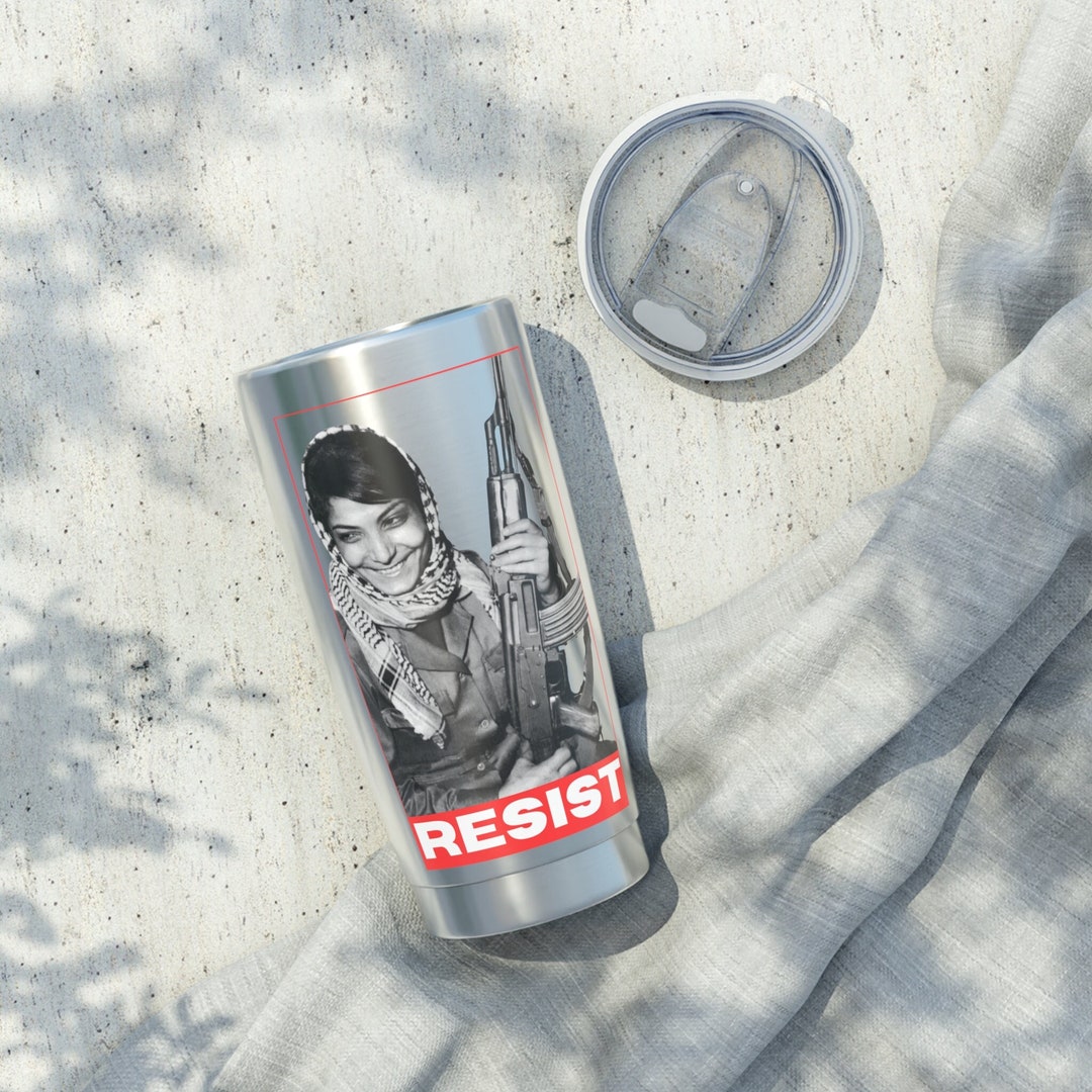 RESIST Leila Khaled Portrait & Quote Support Palestine Travel - Etsy