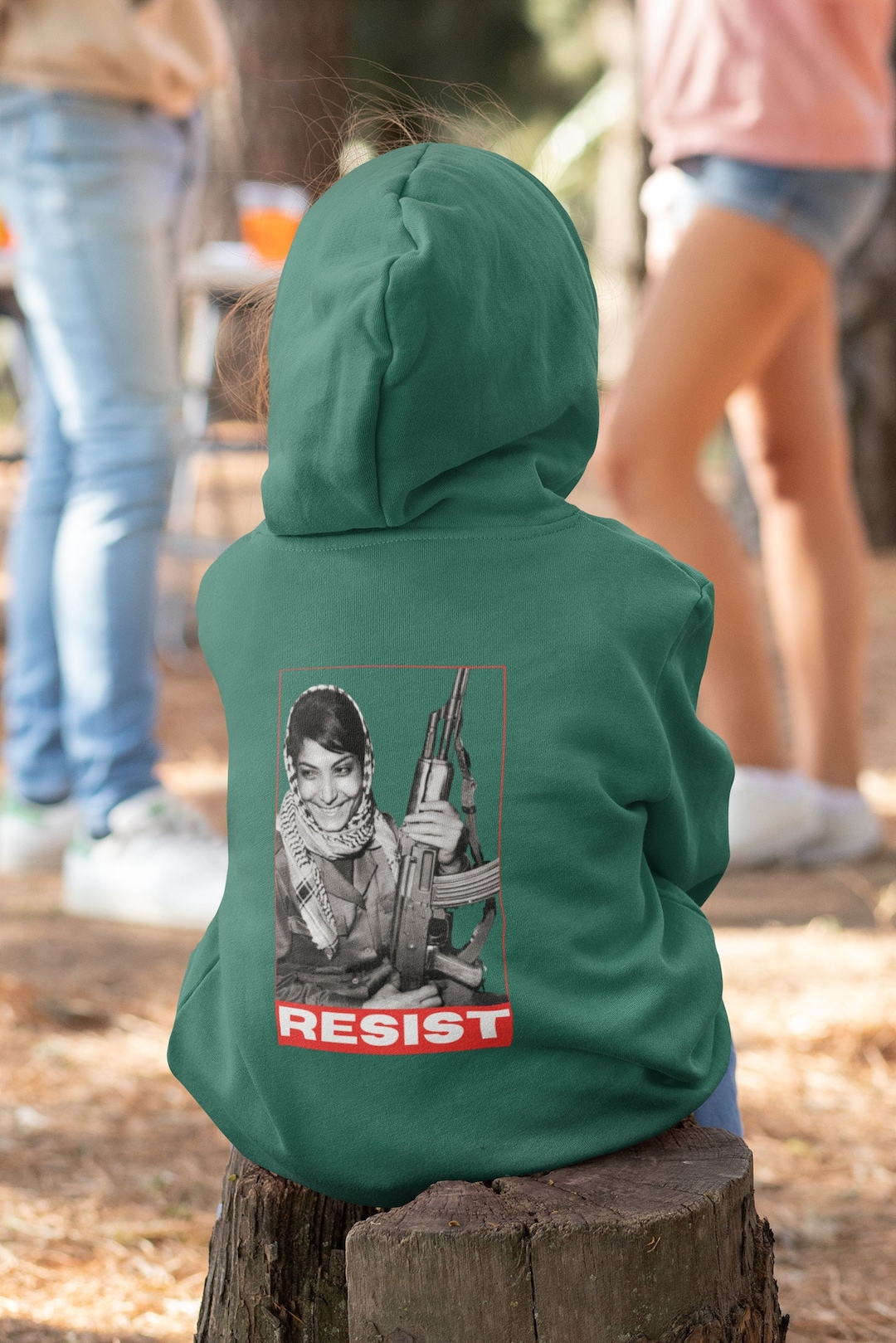 Kids RESIST Leyla Khaled Keffiyeh Youth Support Palestine Hoodie - Etsy
