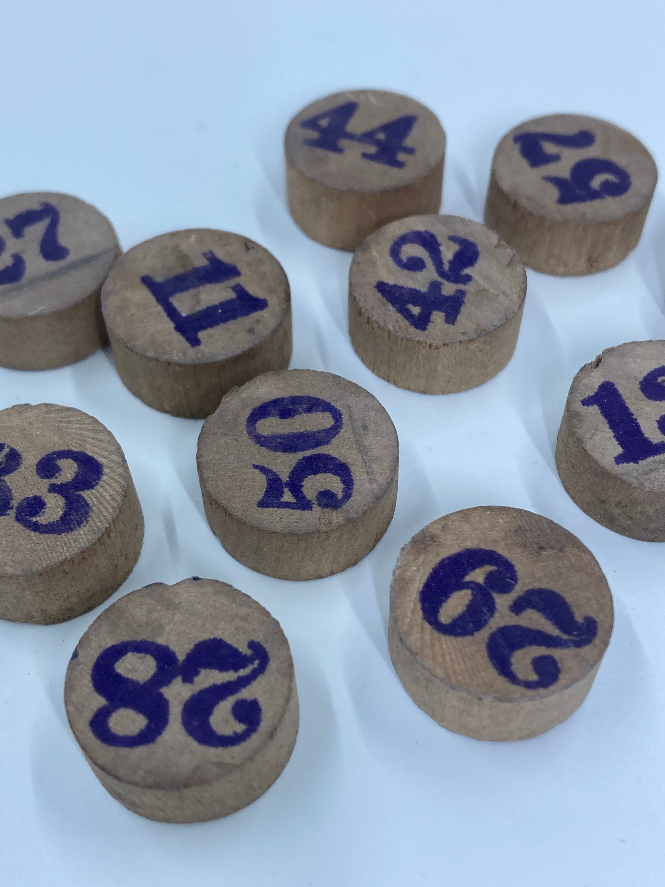 Vintage BINGO Cards, Numbers, Markers - Etsy