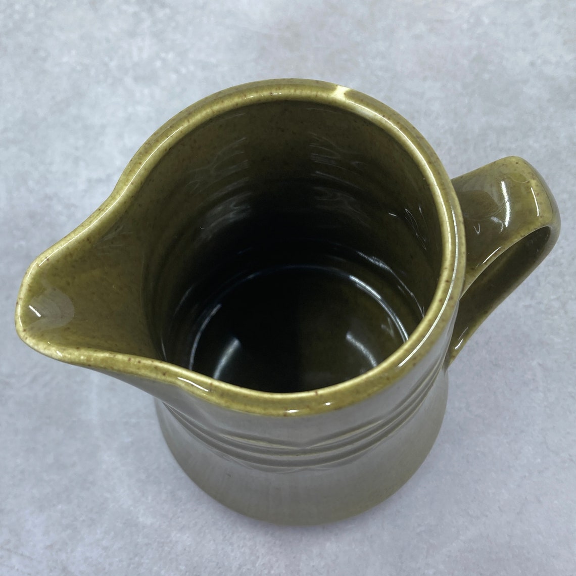 Homer Laughlin Grenada Olive Cream, Sugar, and Sauce/gravy Boat - Etsy