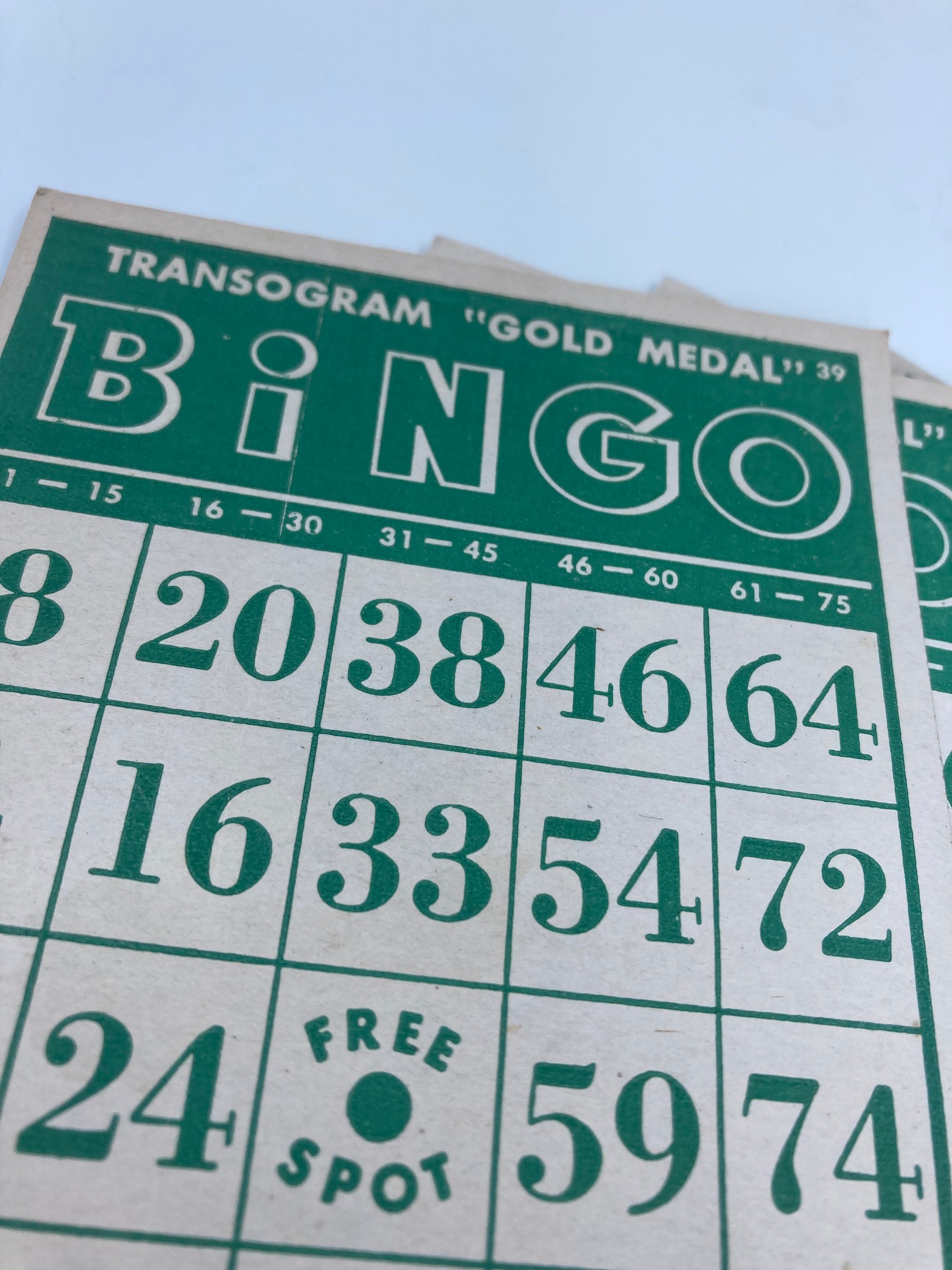 Vintage BINGO Cards, Numbers, Markers - Etsy