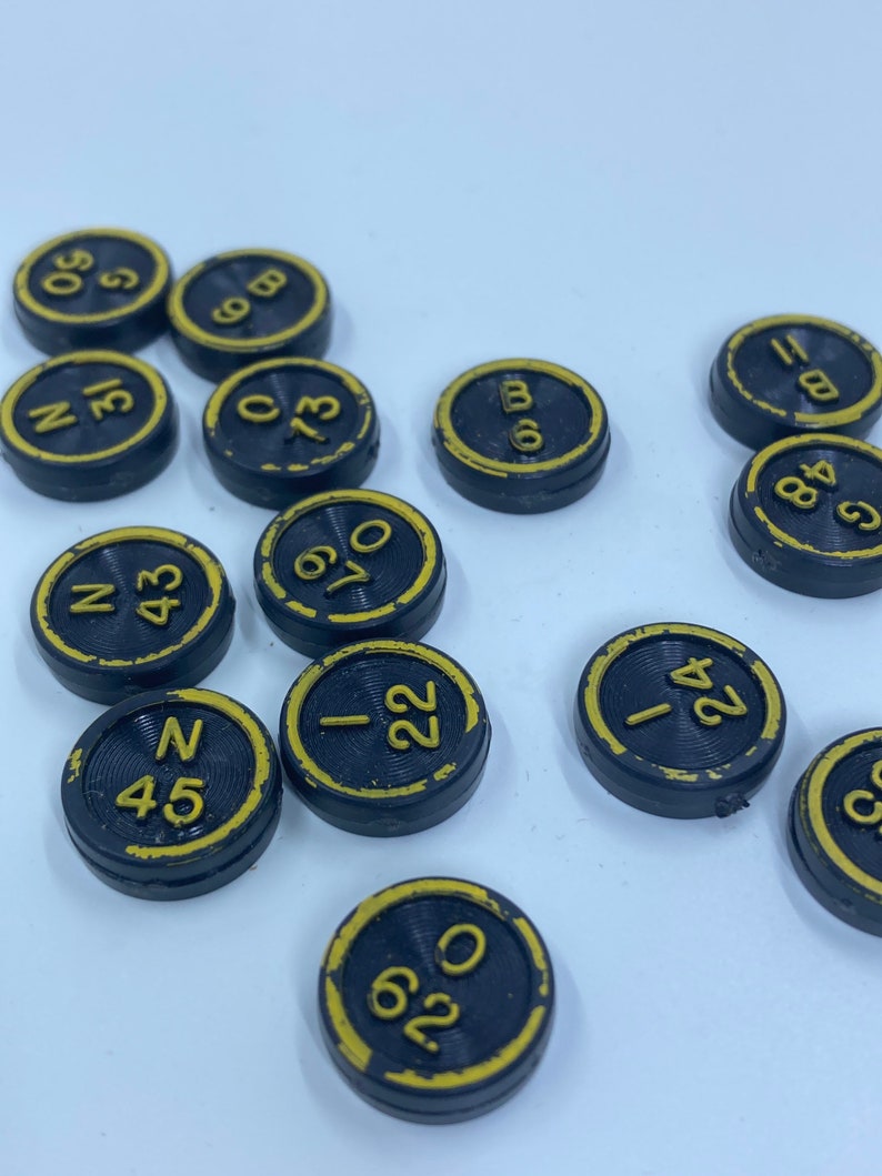 Vintage BINGO Cards, Numbers, Markers - Etsy