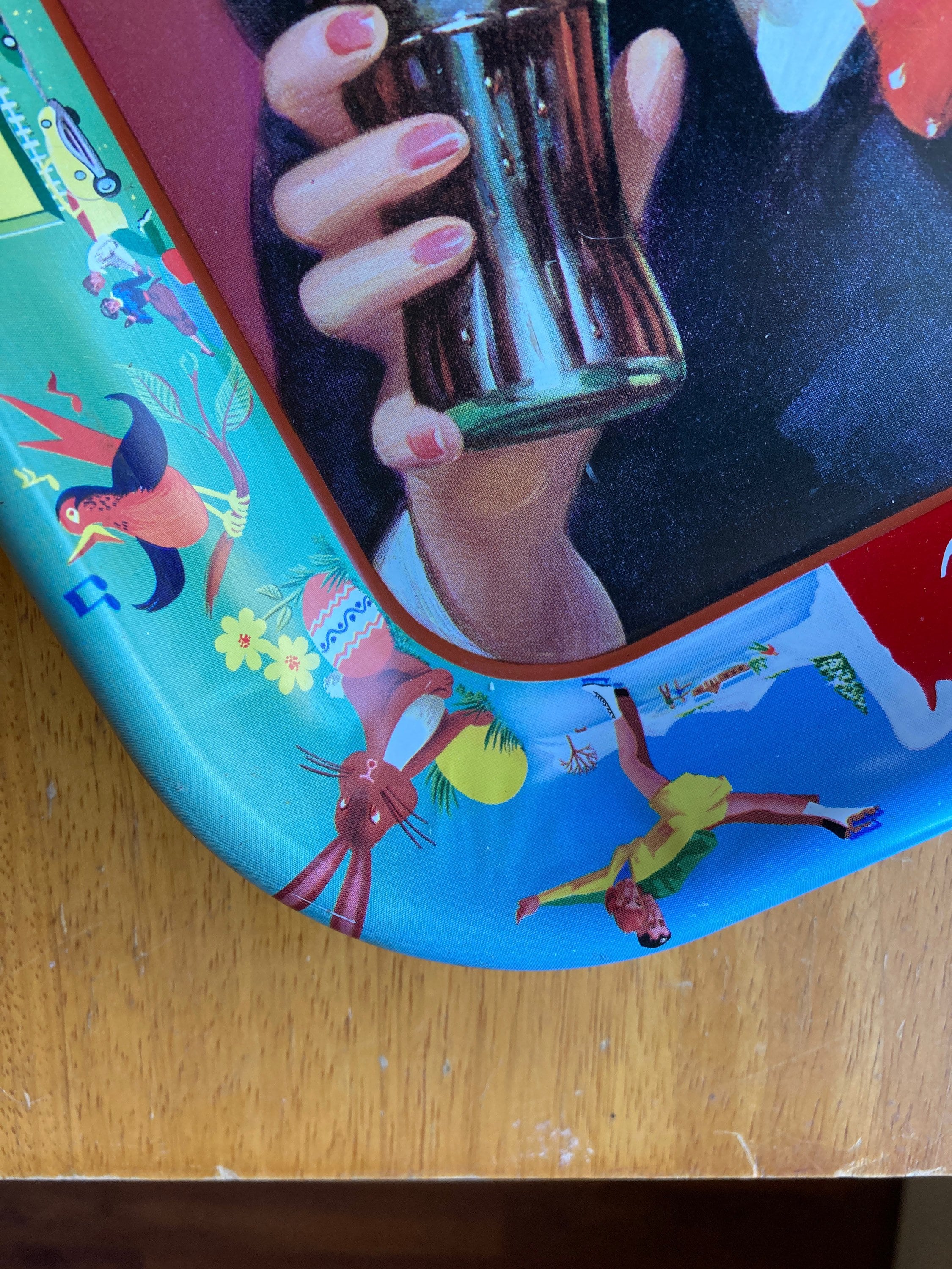 Coca Cola Advertising Tray thirst Knows No Season Vintage Original Coke ...